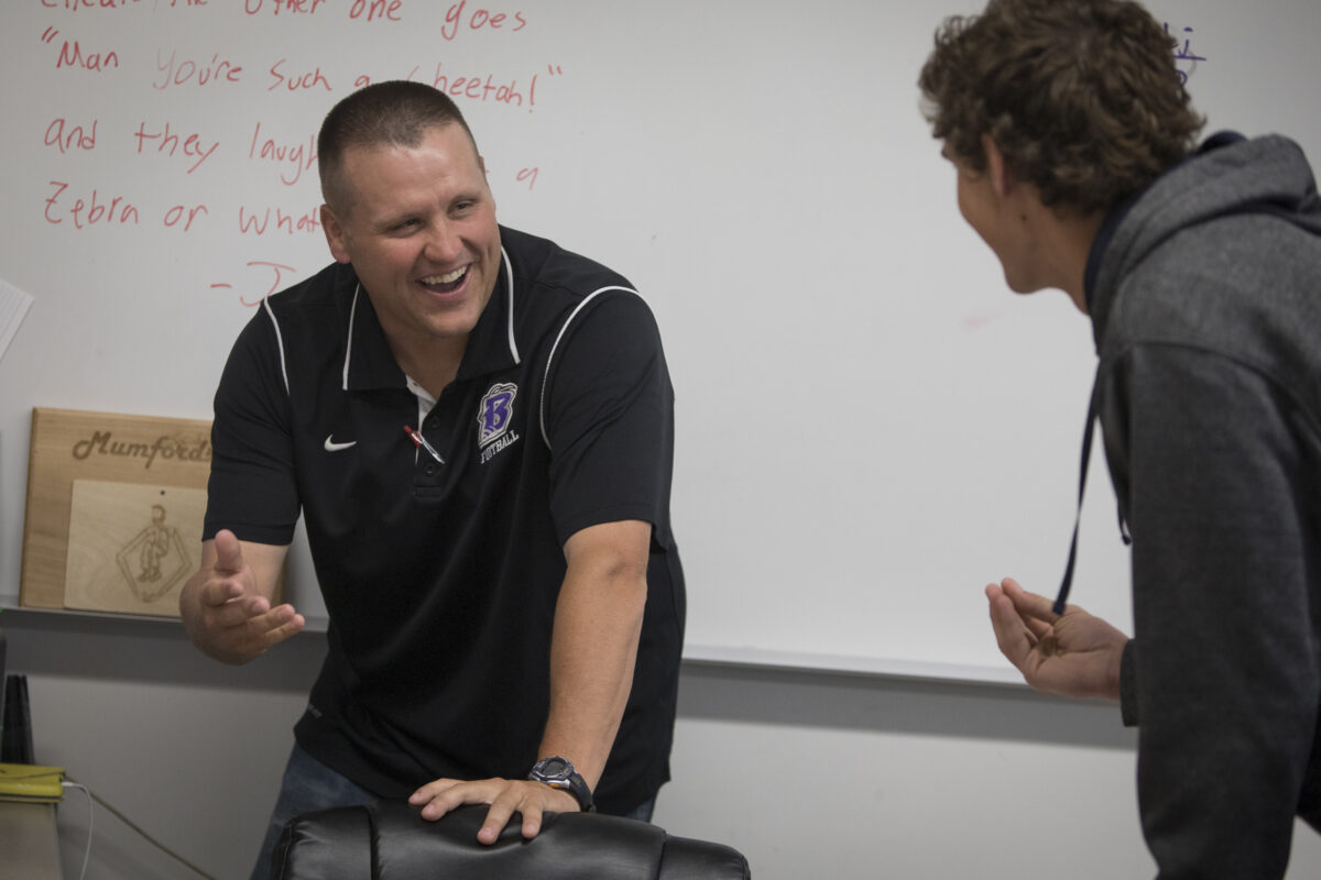 Apple for the Teacher winner: Travis Mumford of Box Elder High School ...